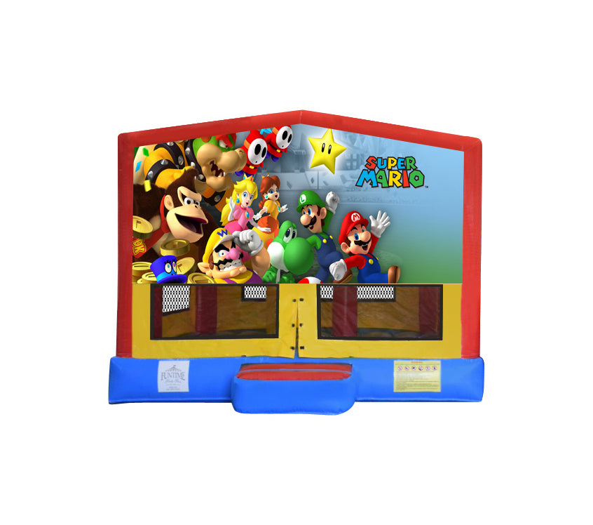 Super Mario Medium Super Jumper Combo – Funtime Party Hire