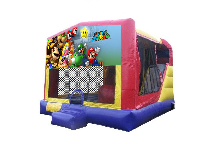 Super Mario Extra Large Combo Jumping Castle – Funtime Party Hire