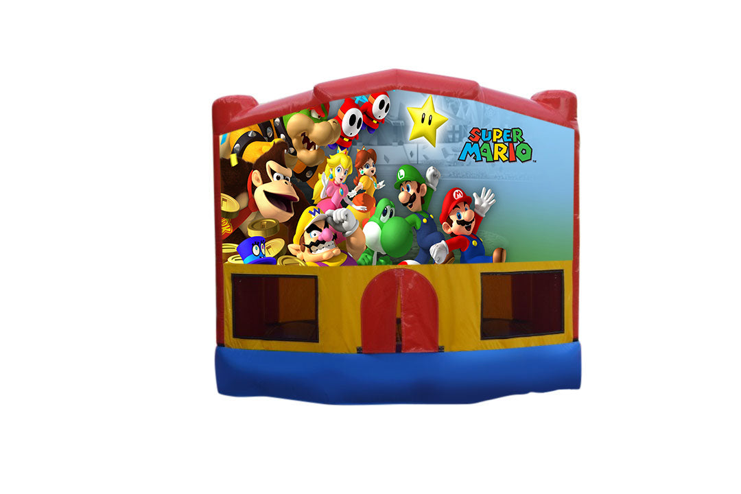 Super Mario Small Combo Jumping Castle – Funtime Party Hire