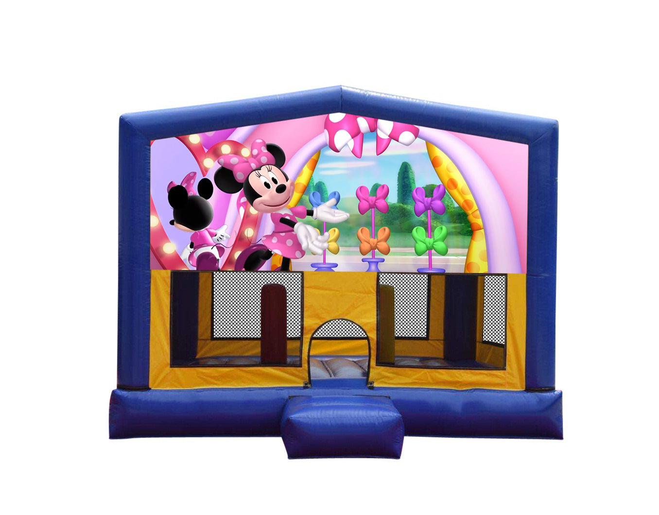 Minnie Mouse Medium Combo Jumping Castle – Funtime Party Hire
