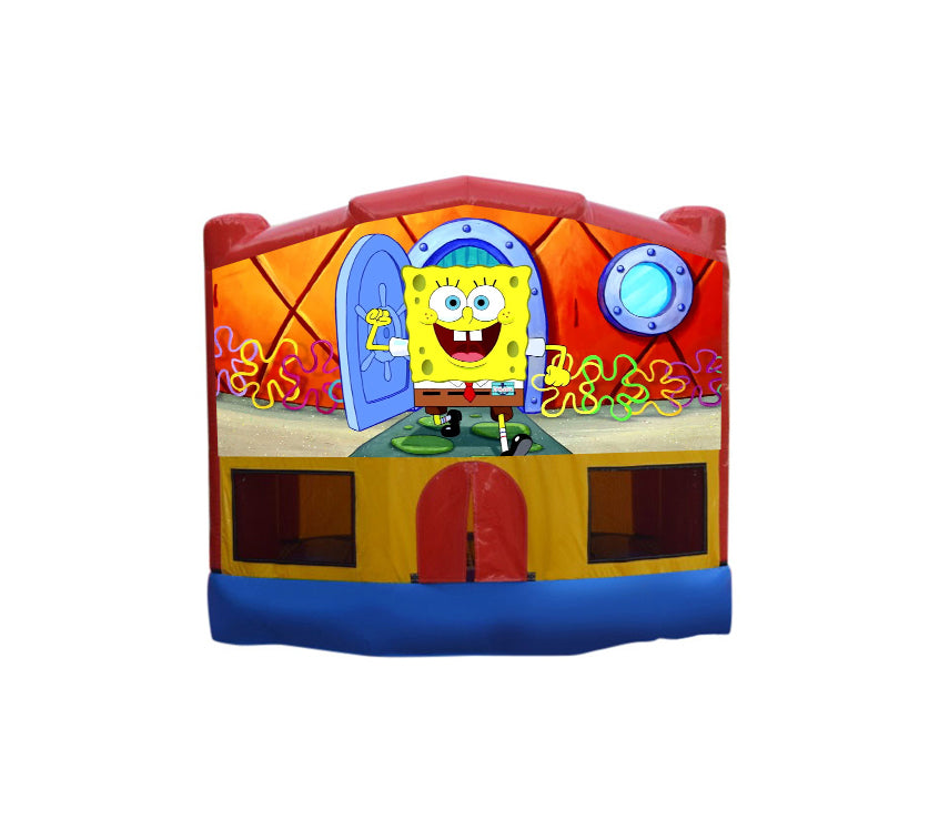 Spongebob Small Combo Jumping Castle – Funtime Party Hire