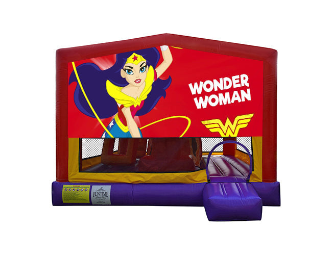 Wonder Woman Extra Large Obstacle Combo Jumping Castle – Funtime Party Hire