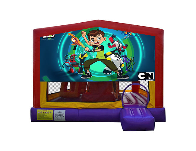 Ben10 Extra Large Obstacle Combo Jumping Castle – Funtime Party Hire