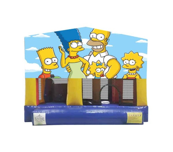 The Simpsons Small Slide Jumping Castle – Funtime Party Hire