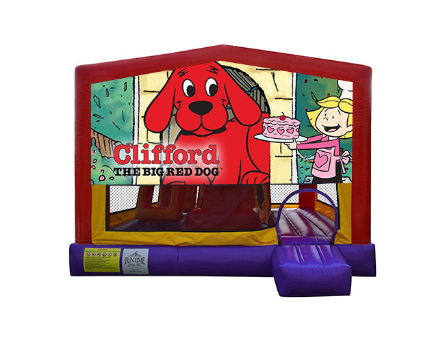 Clifford the Red Dog Extra Large Obstacle Combo Jumping Castle ...