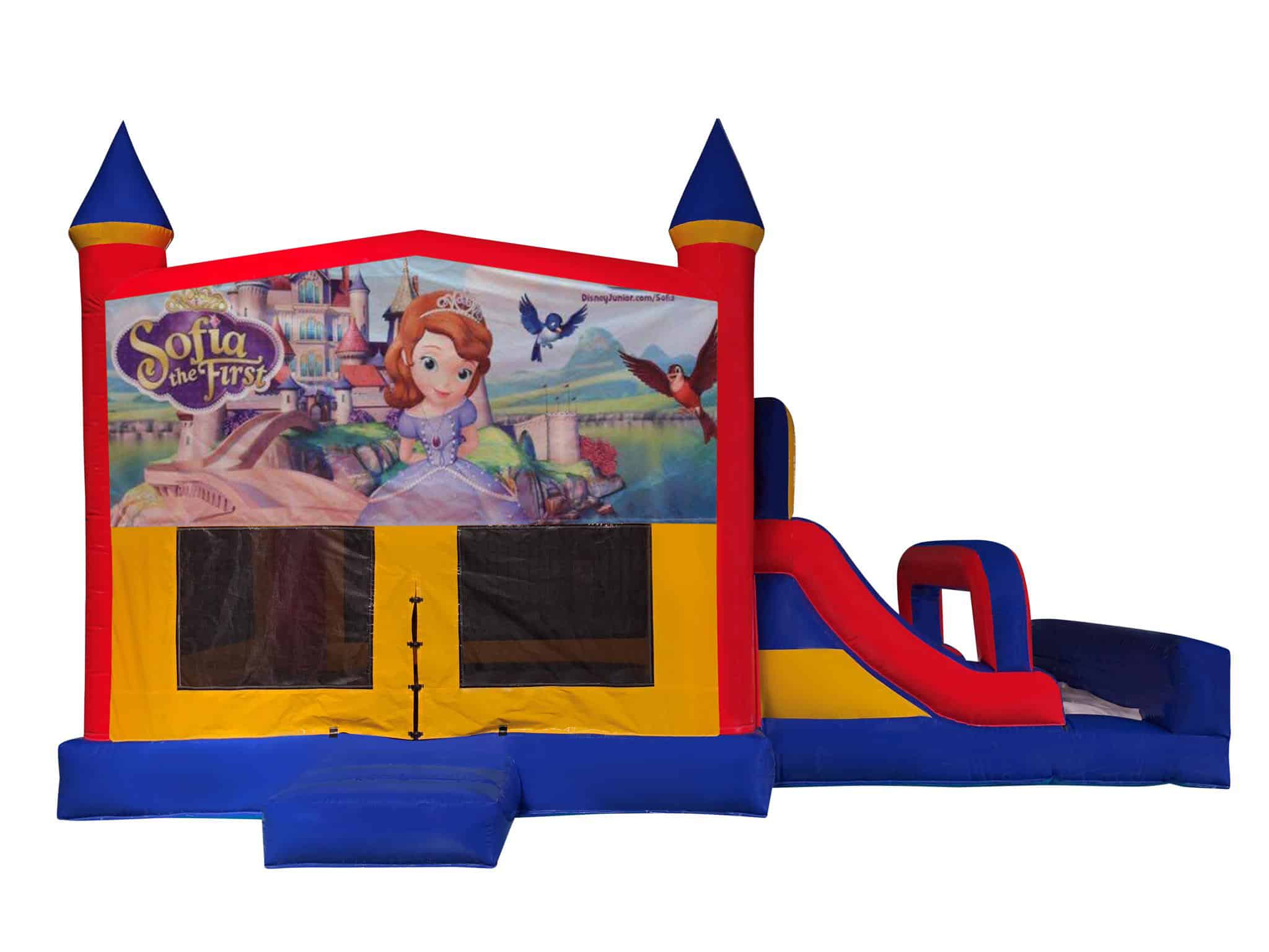 Sofia The First Mega Combo Jumping Castle – Funtime Party Hire