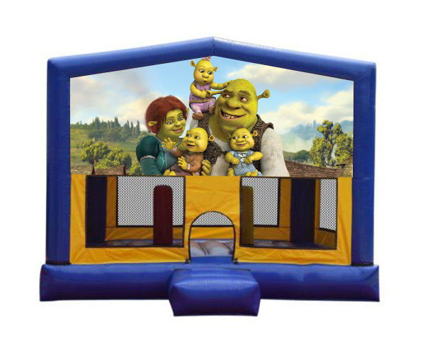 Shrek Medium Combo Jumping Castle – Funtime Party Hire