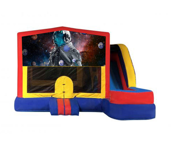 Space / Astronauts Medium External Slide Jumping Castle – Funtime Party ...
