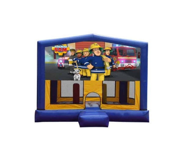 Fireman Sam Medium Combo Jumping Castle – Funtime Party Hire