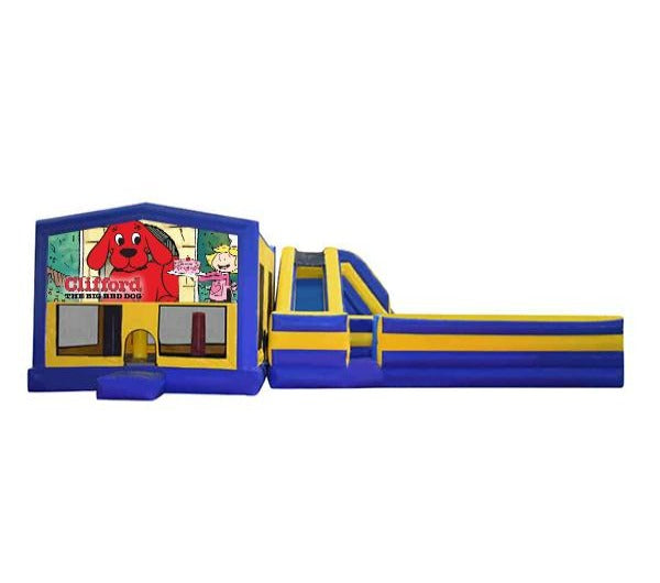 Clifford the Red Dog Obstacle Mega Combo Jumping Castle – Funtime Party ...