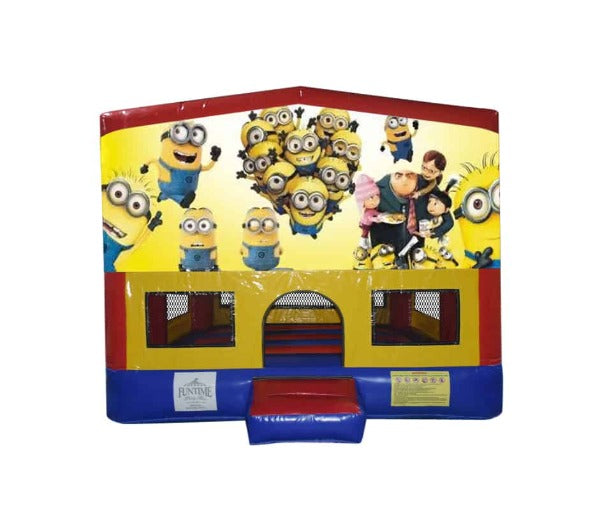 Despicable Me - Minions Small Square Jumping Castle – Funtime Party Hire