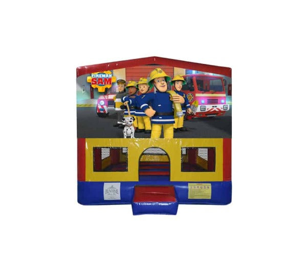 Fireman Sam Small Square Jumping Castle – Funtime Party Hire
