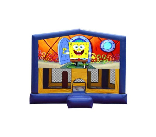 Spongebob Medium Combo Jumping Castle – Funtime Party Hire