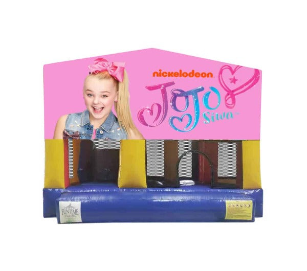 Jojo Siwa Small Slide Jumping Castle – Funtime Party Hire