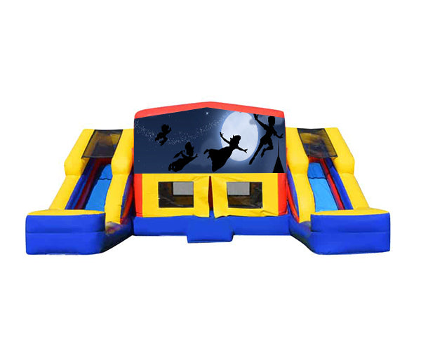 Peter Pan Double Mega Combo Jumping Castle – Funtime Party Hire