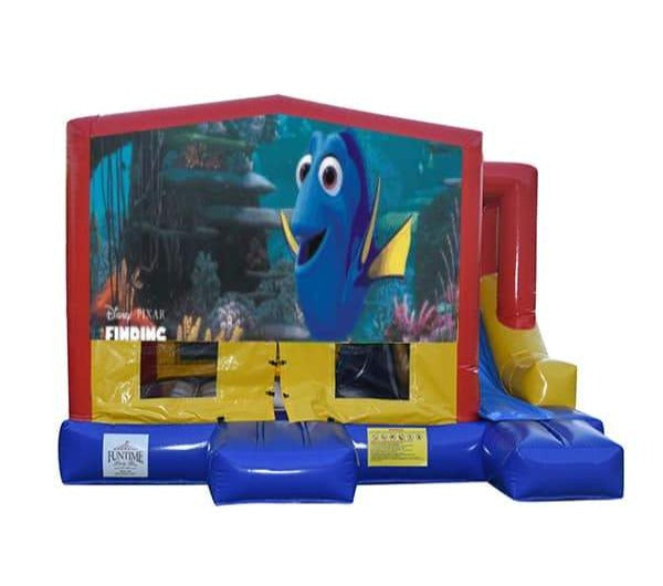 Finding Dory Small External Slide Jumping Castle – Funtime Party Hire