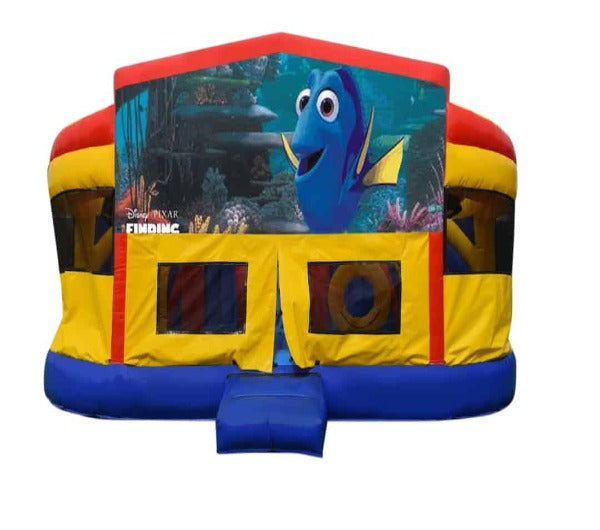 Finding Dory Double Super Drop Combo Jumping Castle – Funtime Party Hire