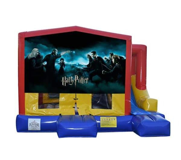 Harry Potter Small External Slide Jumping Castle – Funtime Party Hire