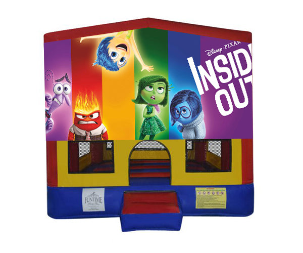 Inside Out Small Square Jumping Castle – Funtime Party Hire