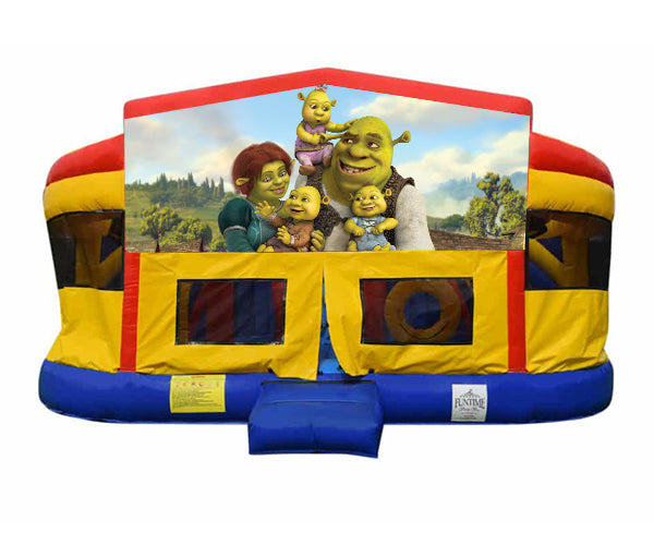 Shrek Super Drop Combo Jumping Castle – Funtime Party Hire