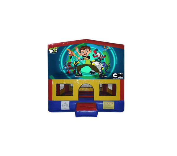 Ben10 Small Square Jumping Castle – Funtime Party Hire