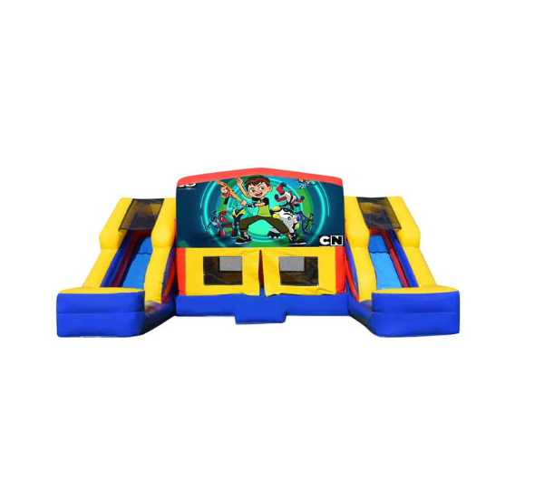 Ben10 Double Mega Combo Jumping Castle – Funtime Party Hire