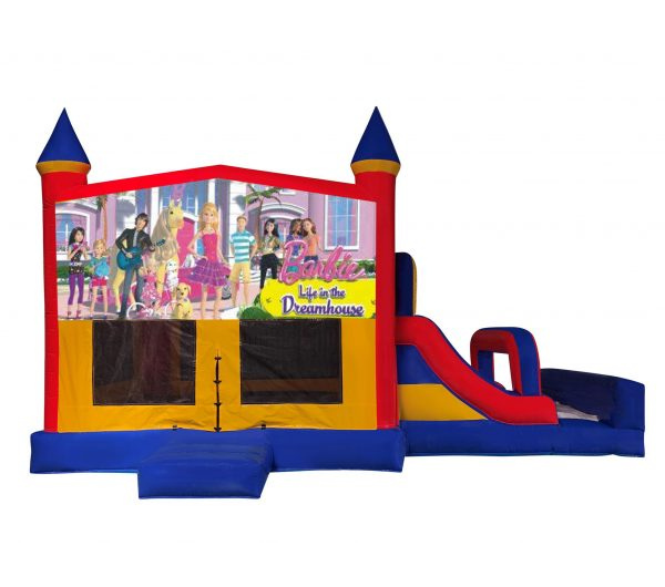 Barbie Mega Combo Jumping Castle – Funtime Party Hire