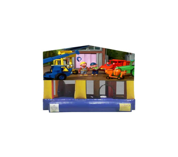 Bob the Builder Small Slide Jumping Castle – Funtime Party Hire