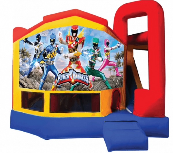 Power Rangers Medium Internal Slide Jumping Castle – Funtime Party Hire