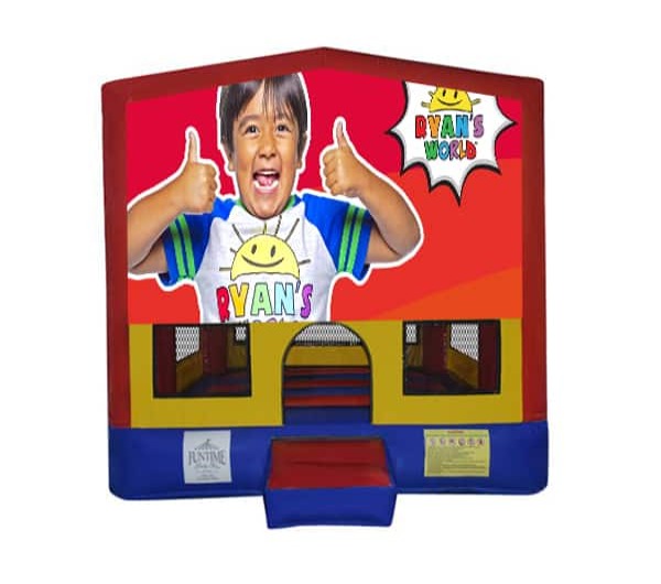 Ryan's World Small Square Jumping Castle – Funtime Party Hire