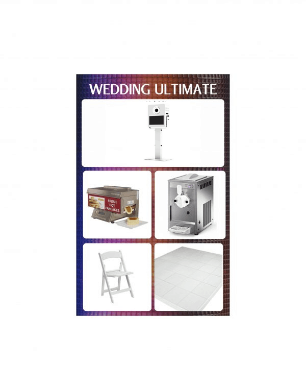 Wedding Ultimate Package – Funtime Party Hire